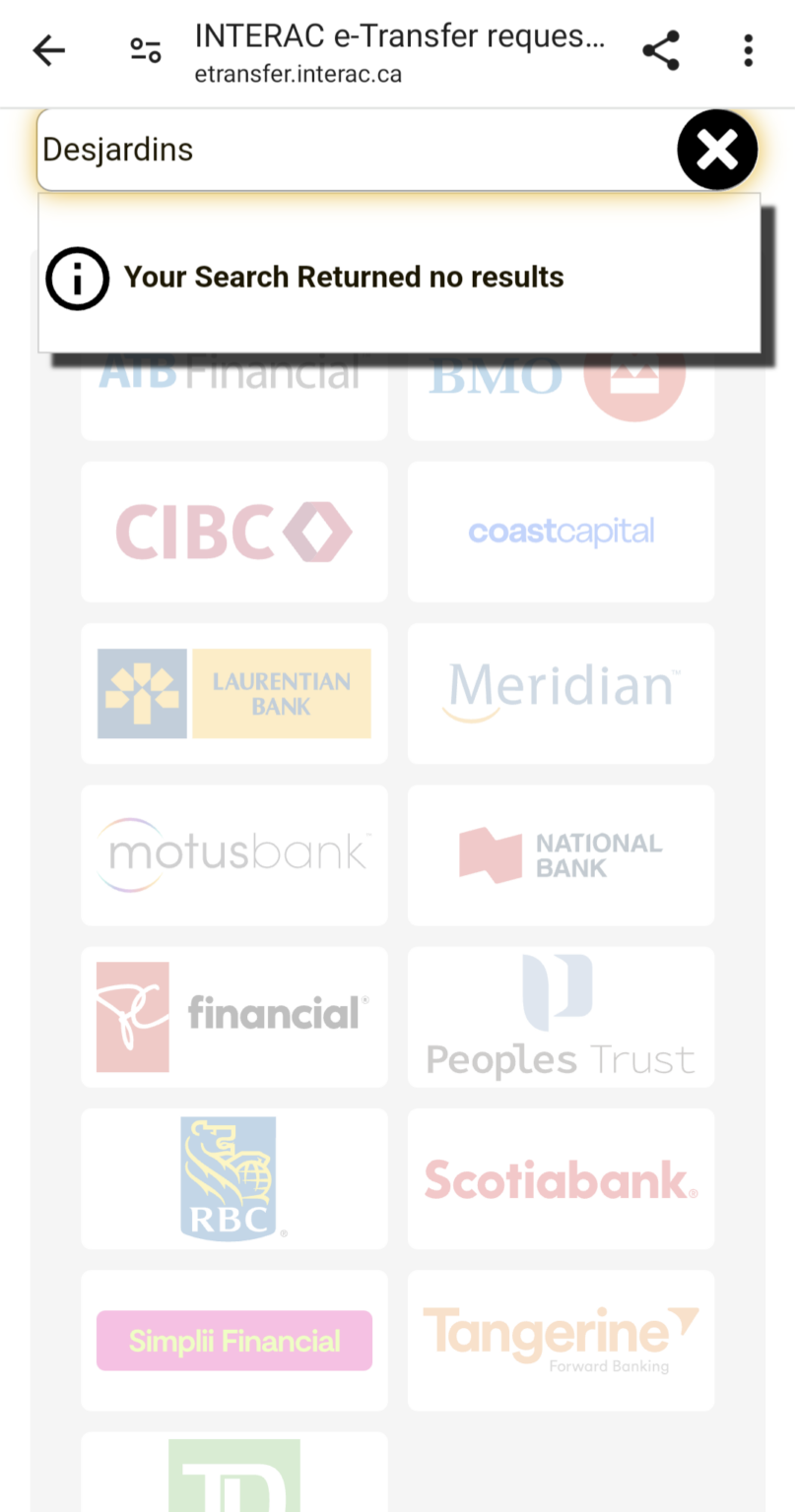 Desjardins, Wise et Wealthsimple: les virements interac résolus | Clair ...